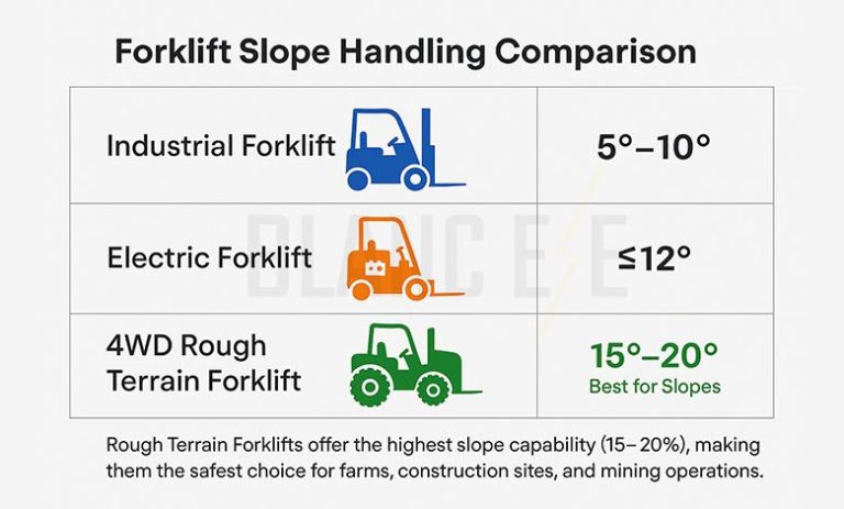 What Slope Can a Forklift Handle? Why Rough Terrain Forklifts Are the ...